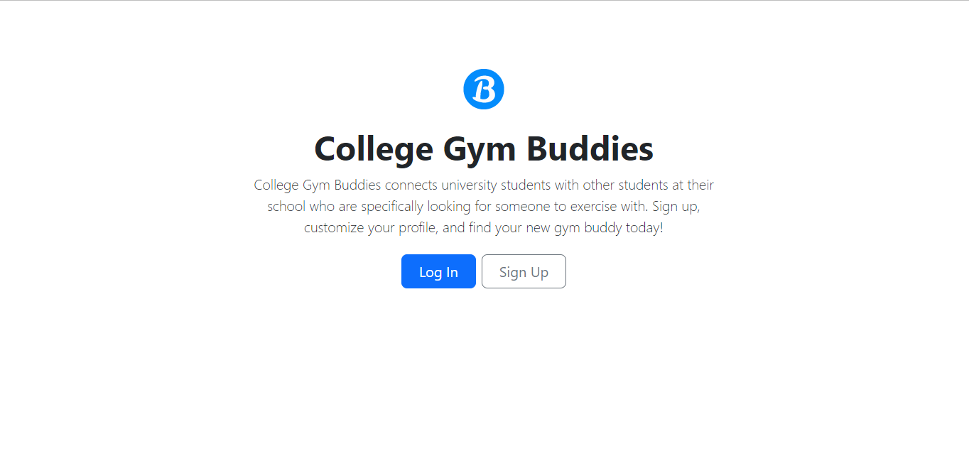 College Gym Buddies | Devpost