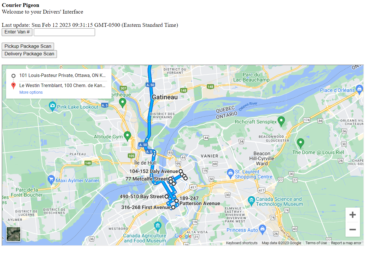 Courier Pigeon | Devpost