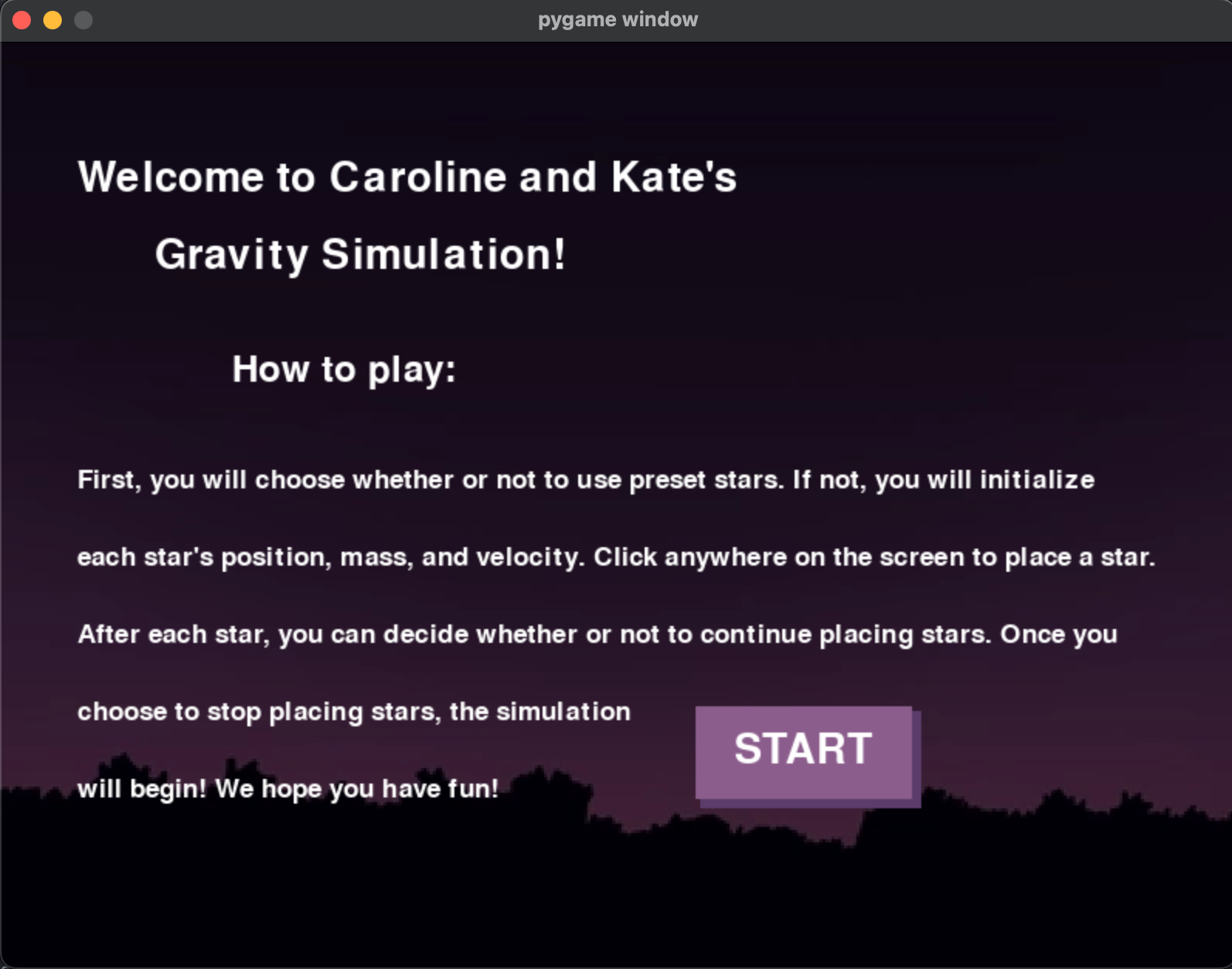 Starry Night Physics | Devpost