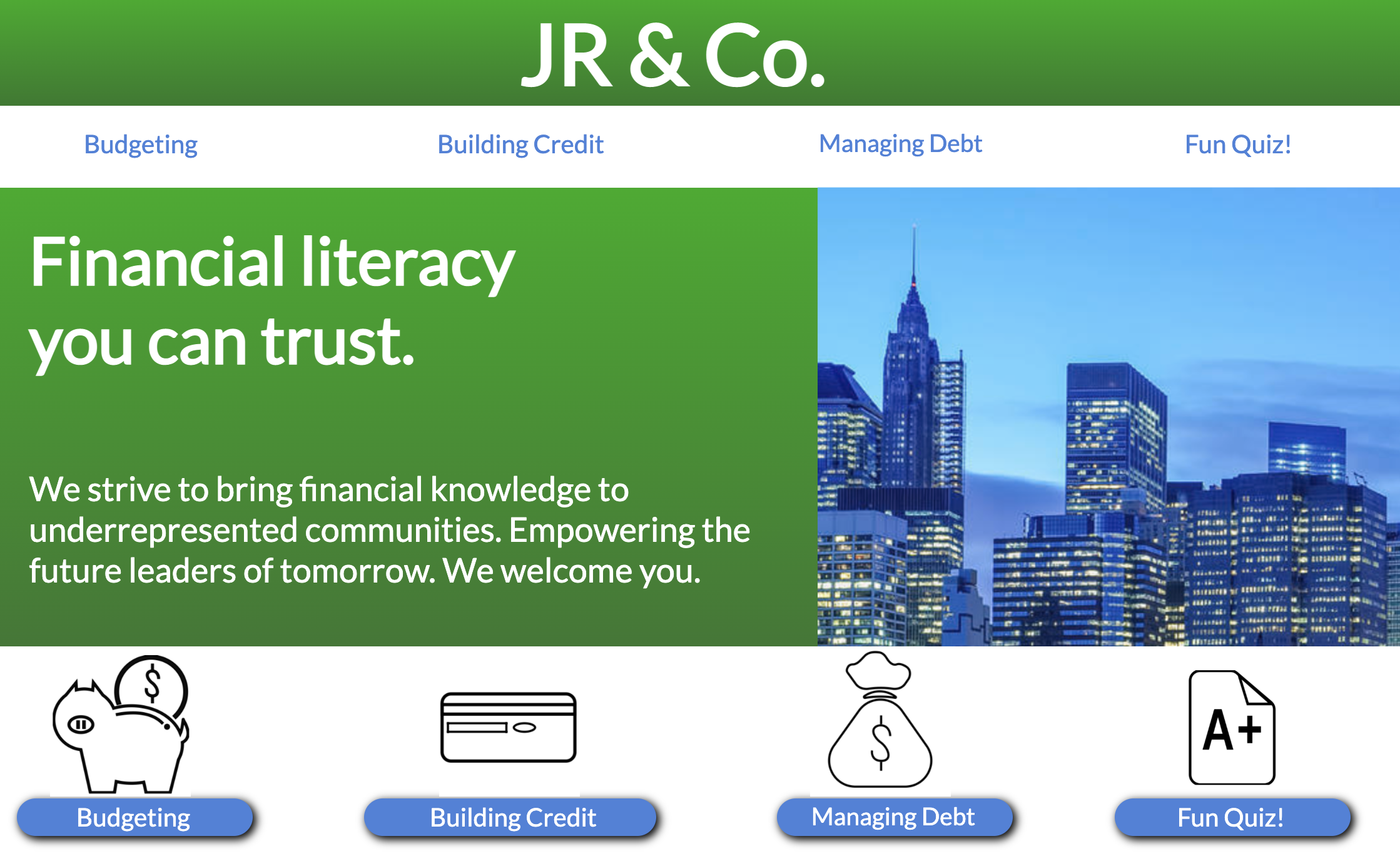 Financial Literacy Tool for College Students | Devpost