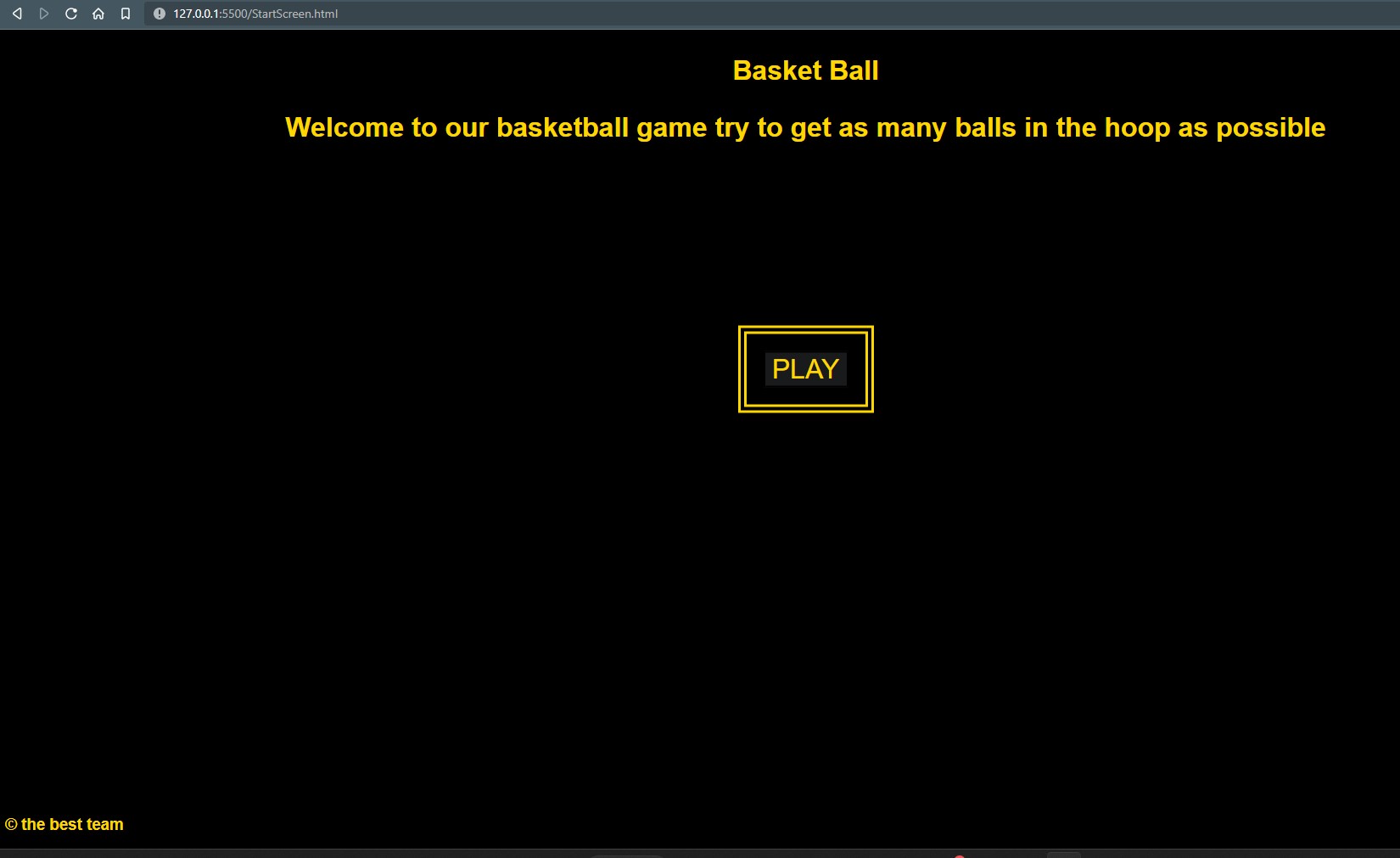 Basketball game by Jack and Lukas | Devpost
