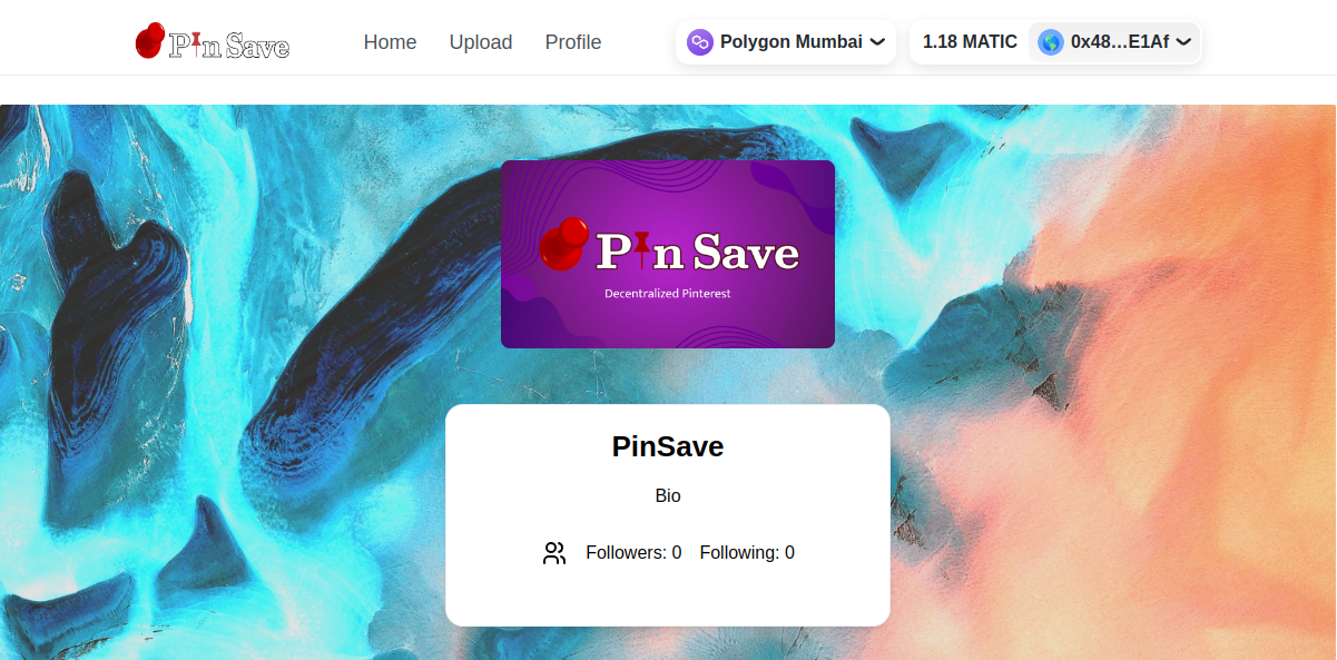 Pin Save: decentralised Pinterest | Devpost
