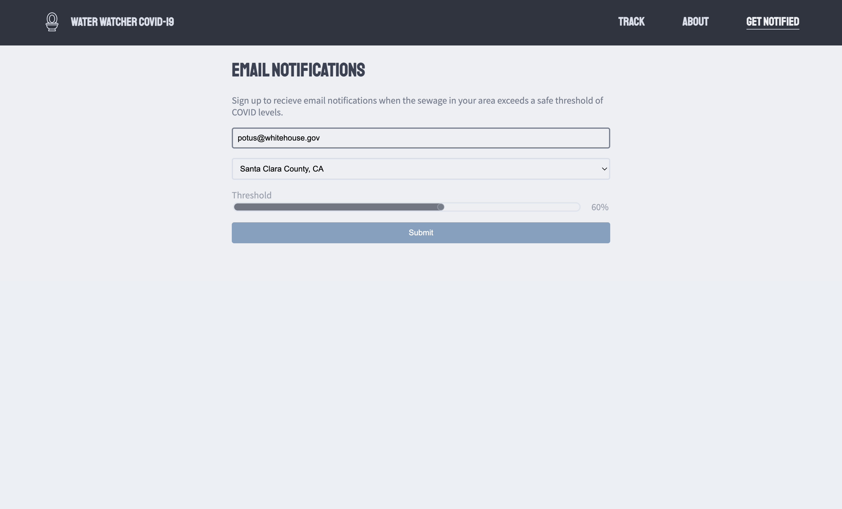 Water Watcher COVID-19 | Devpost