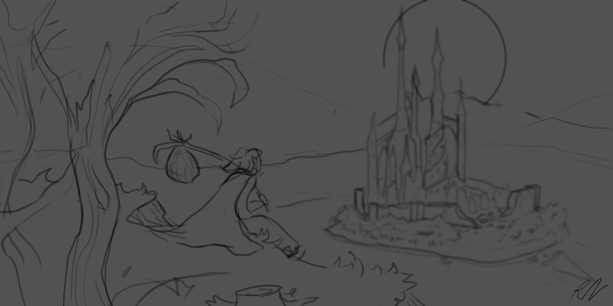 Gothic Castle Environmental Concept Art | Devpost