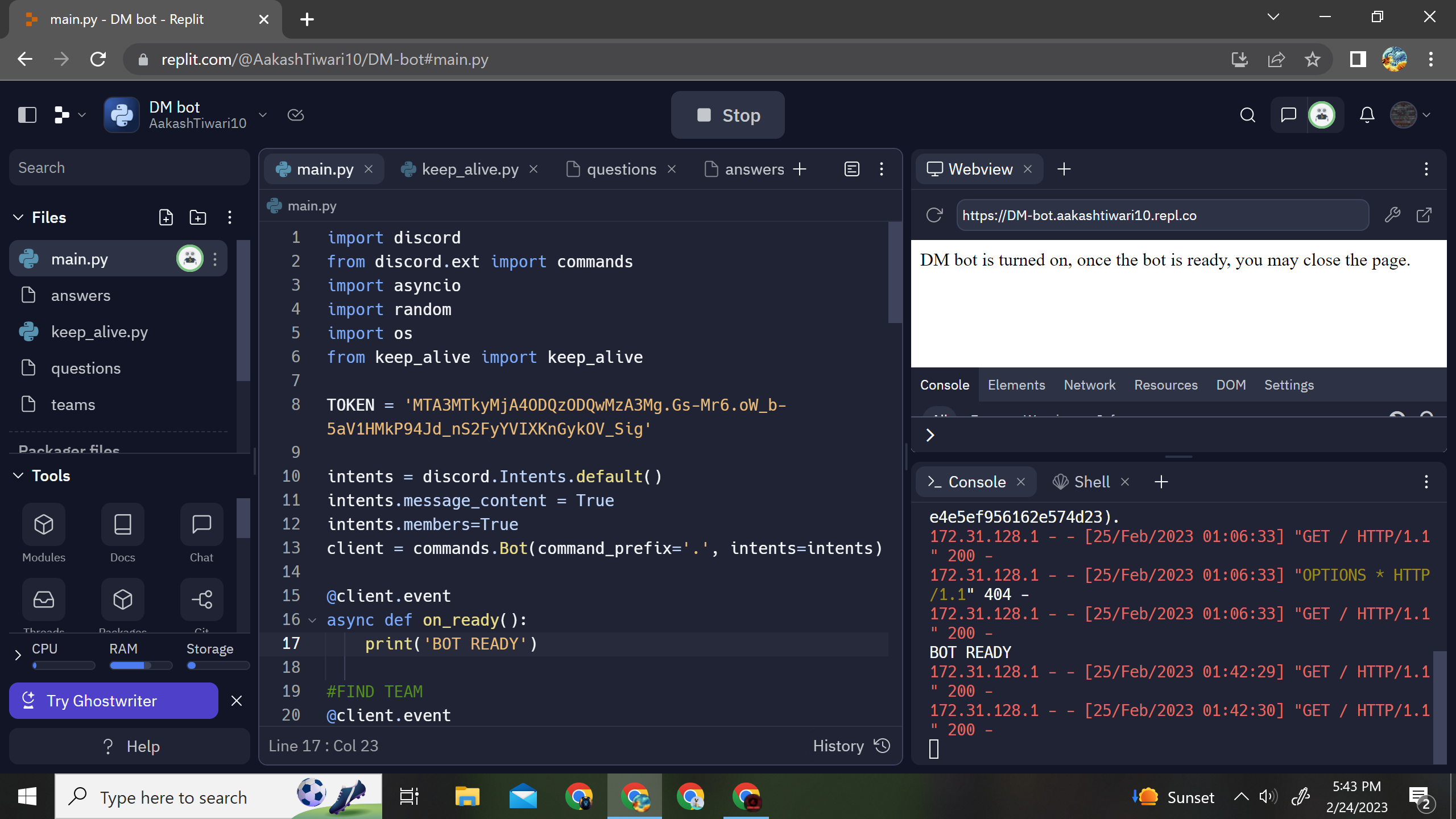 EnrichedCS Bot | Devpost