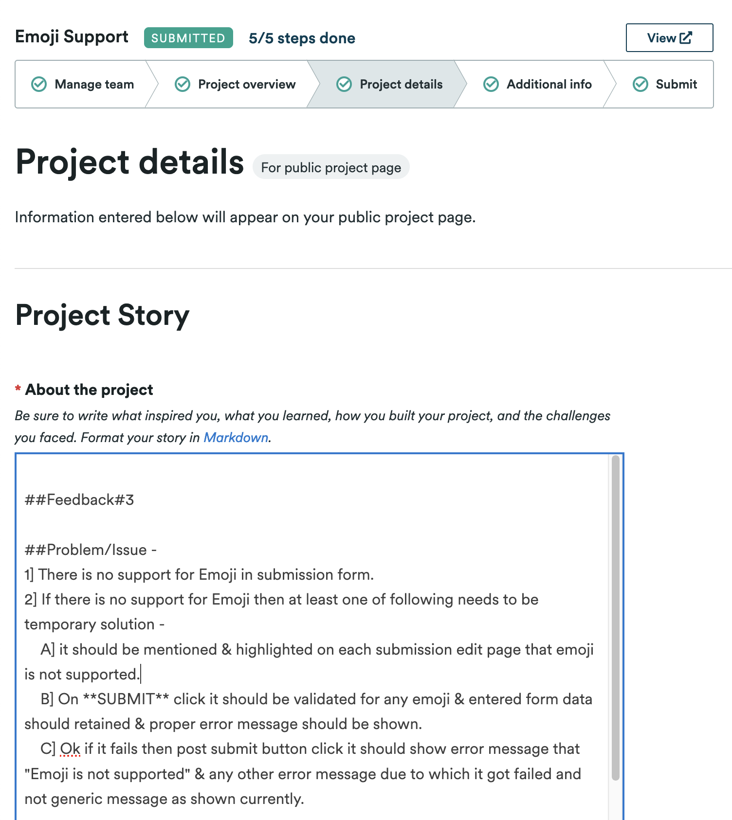Emoji's THE FUN devpost missing | Devpost