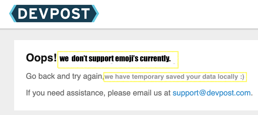 Emoji's THE FUN devpost missing | Devpost