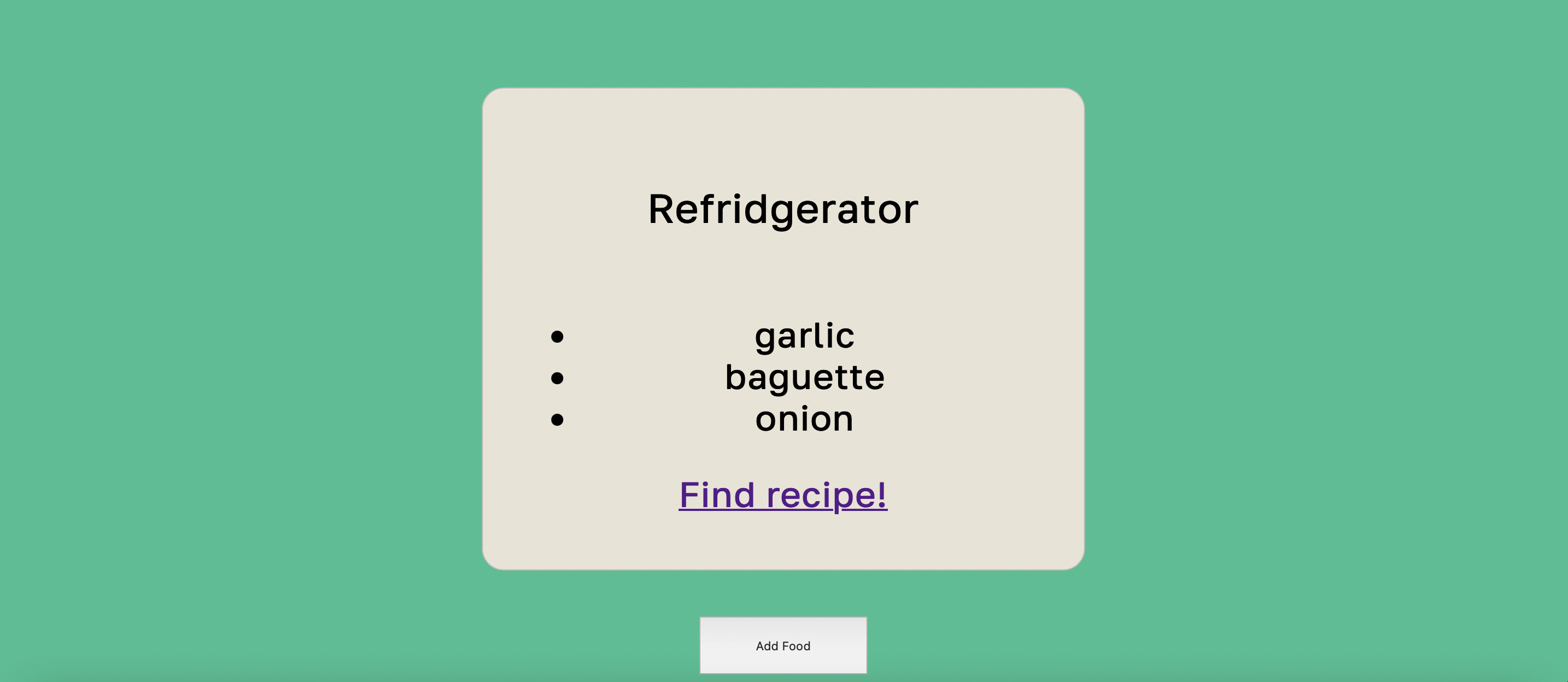 What is in my refrigerator? | Devpost