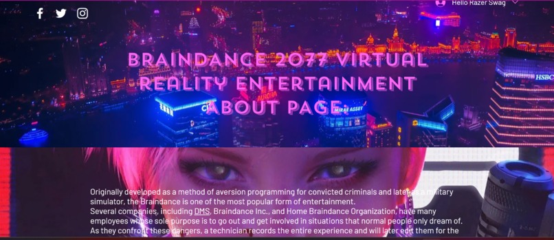 Braindance - Immersive VR Experience | Devpost