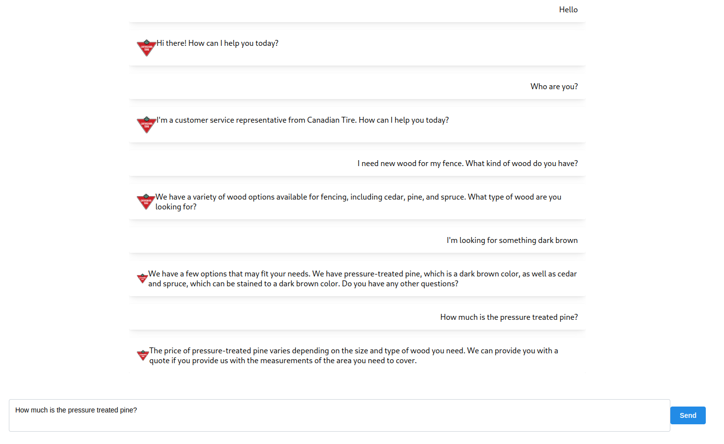 Canadian Tire AI Customer Service | Devpost