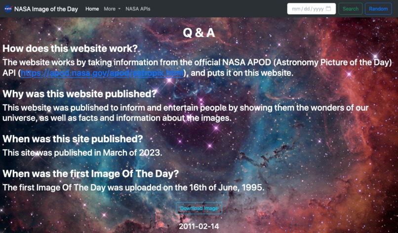 NASA Gallery | Devpost