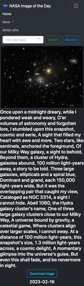 NASA Gallery | Devpost