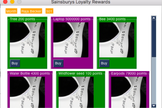 Sainsburys' reward system for nectar | Devpost