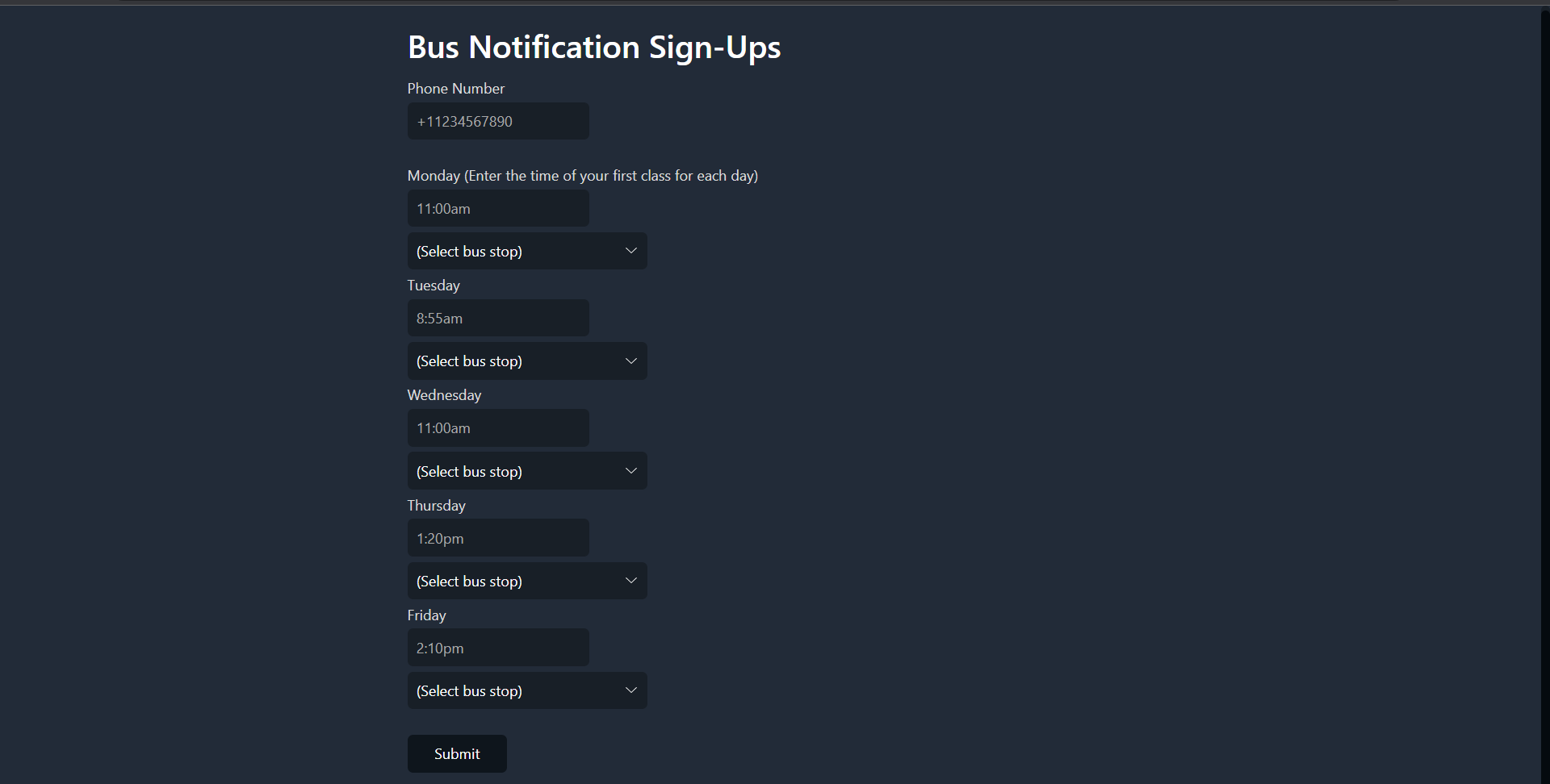 Twilio Automated Bus Notification System Devpost 7144