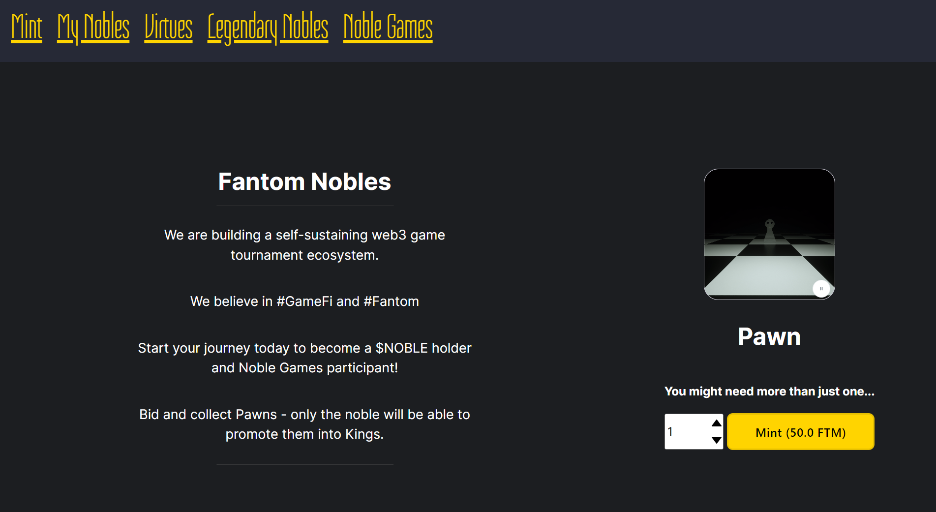 Fantom Nobles - Phase One | Devpost