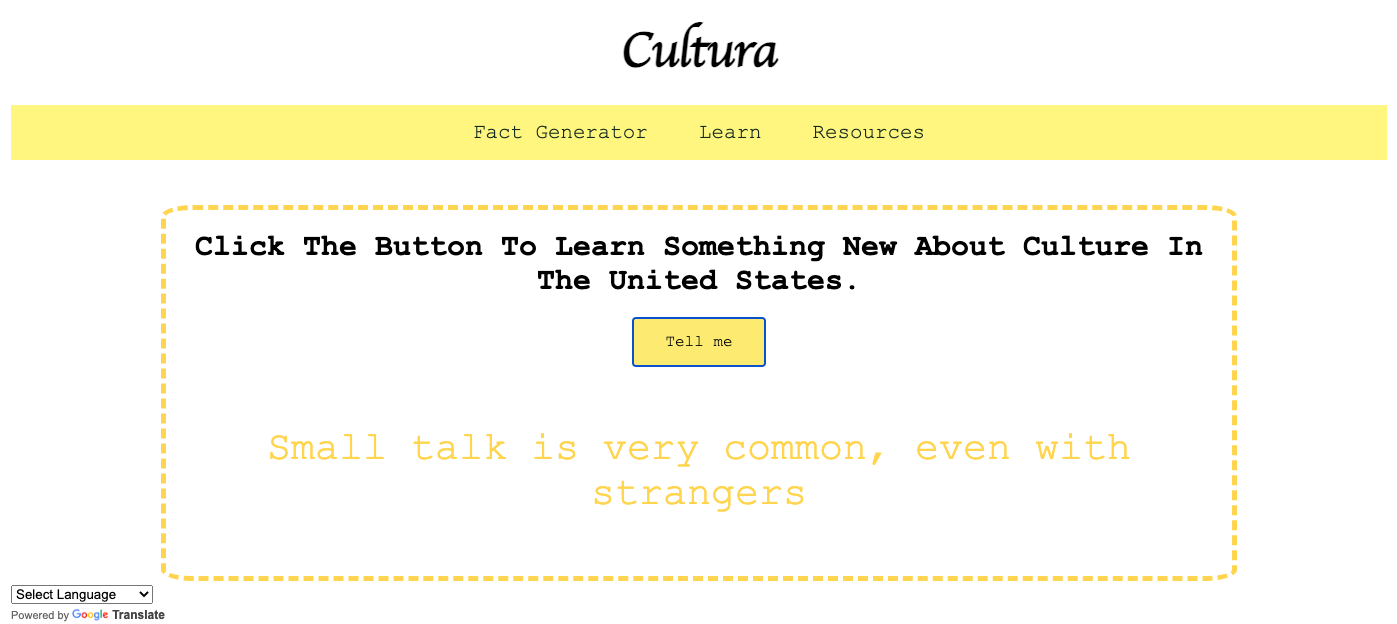Cultura | Devpost