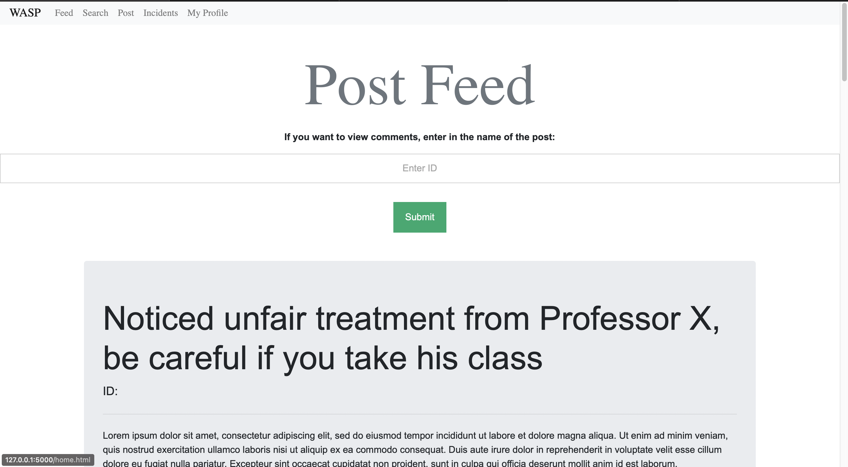 WASP: Women's Alert and Safety Platform | Devpost