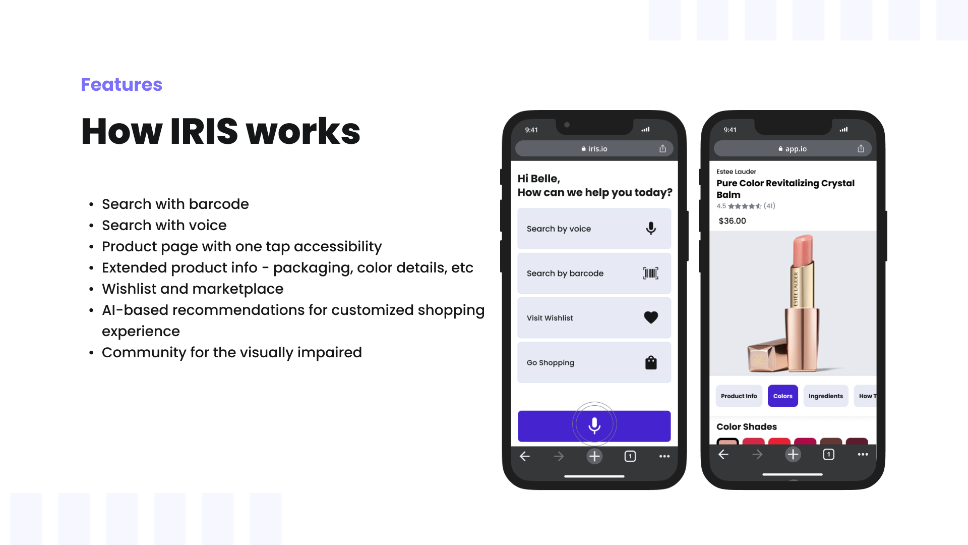 Iris - Accessible Shopping Assistant App | Devpost