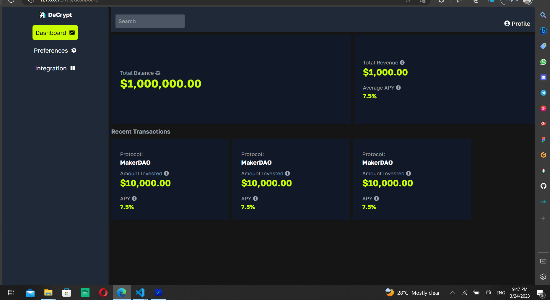 Investor Companion | Devpost