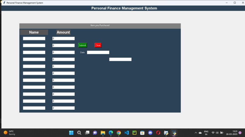 Personal Finance Management System | Devpost