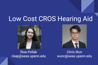 Low Cost CROS Hearing Aid | Devpost