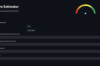 BZ Credit Score Estimator | Devpost