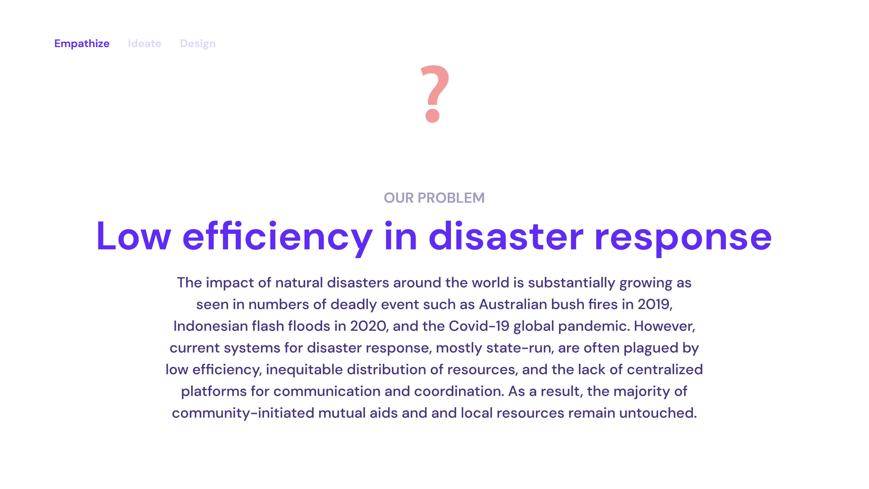 Diaster App | Devpost