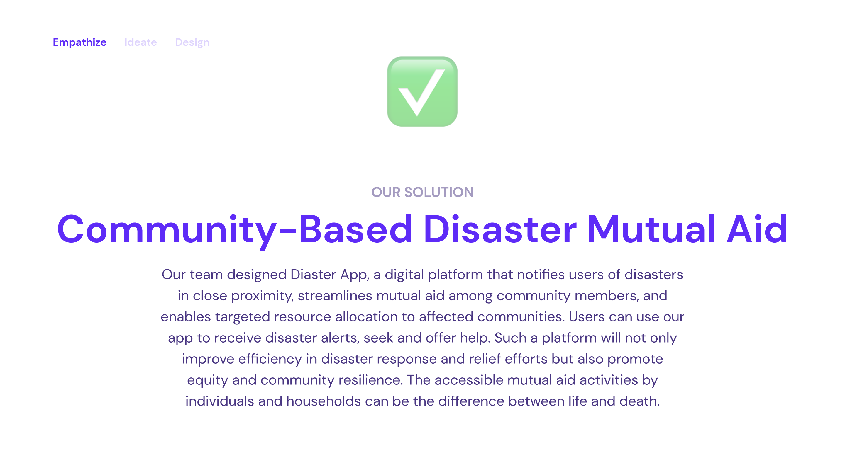 Diaster App | Devpost