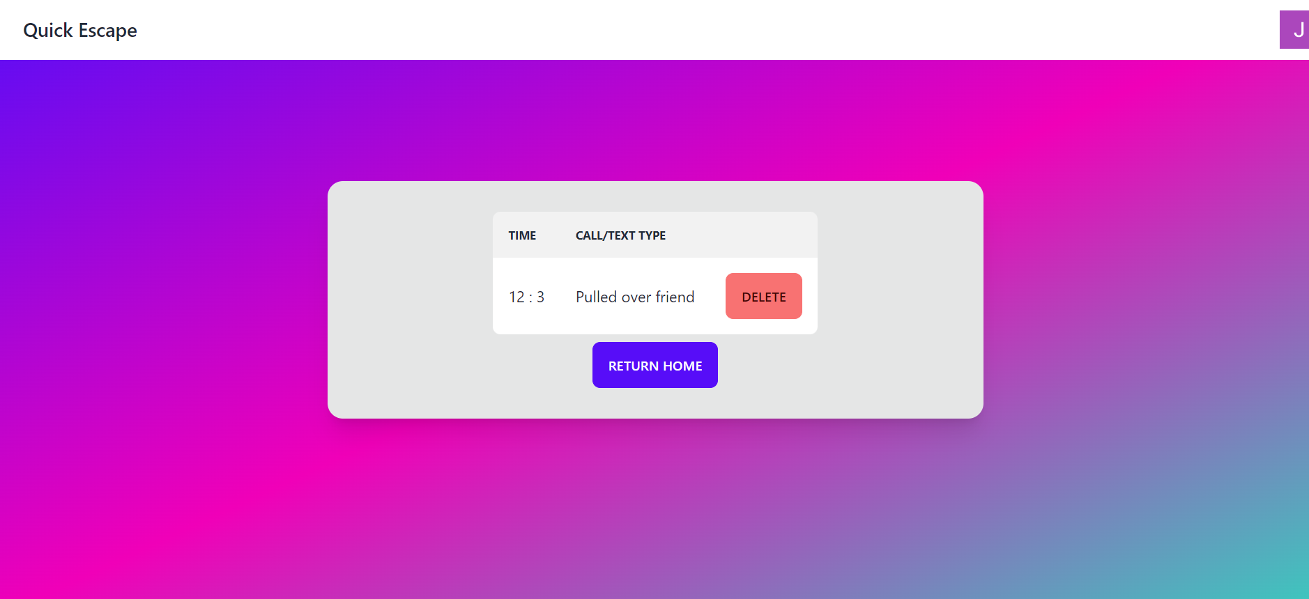 QuickEscape.tech | Devpost