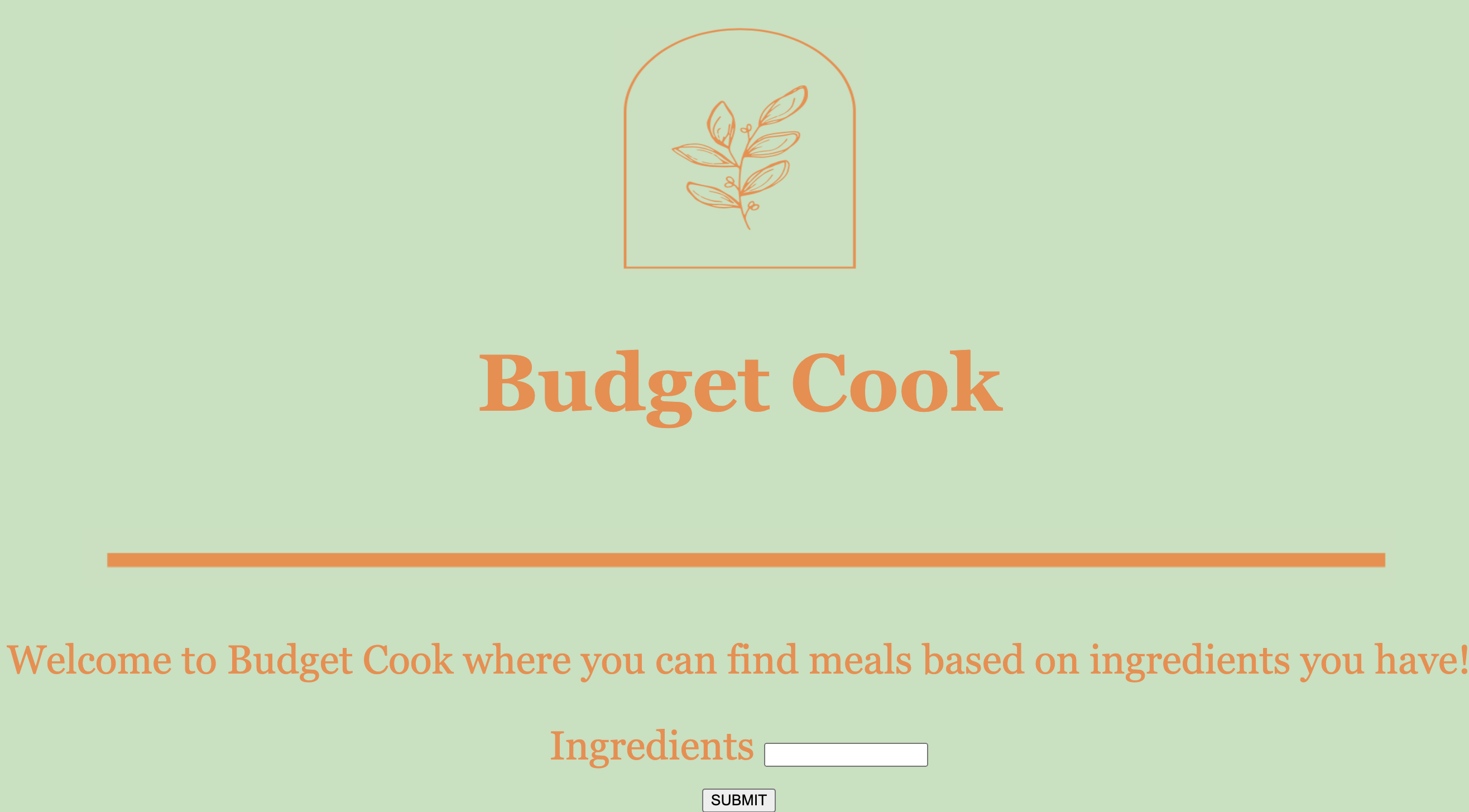 Budget Cook | Devpost
