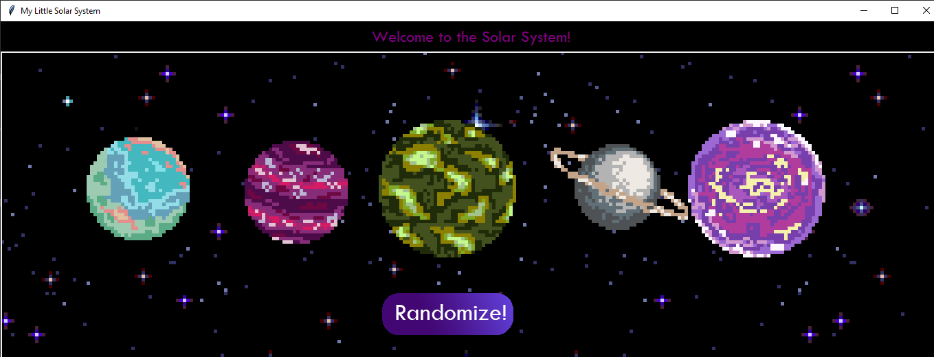 Solar System Randomizer | Devpost