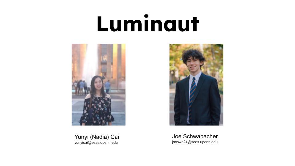 Luminaut | Devpost