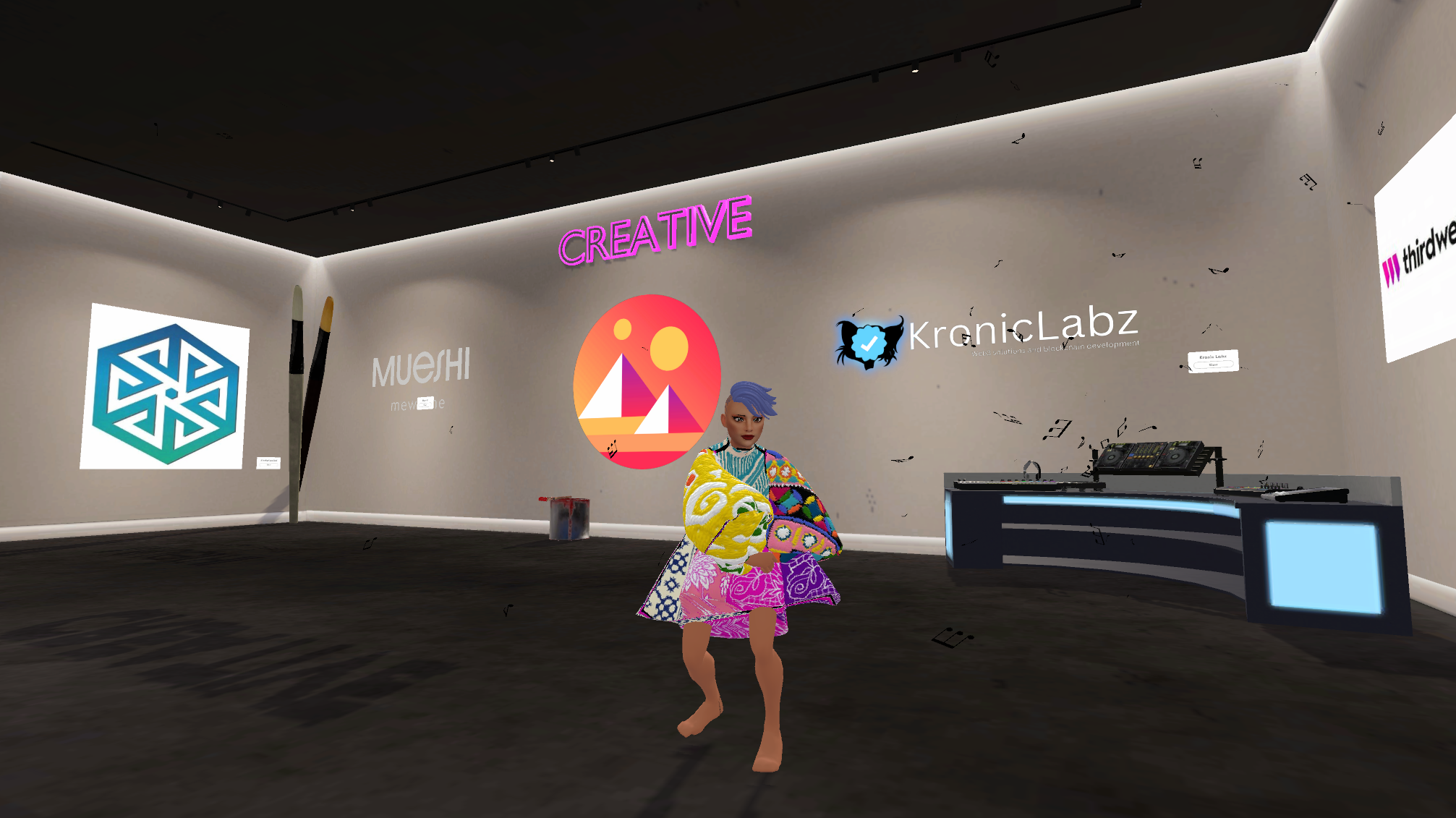 Spatial.io Metaverse Build for Miami NFT Buildathon | Devpost