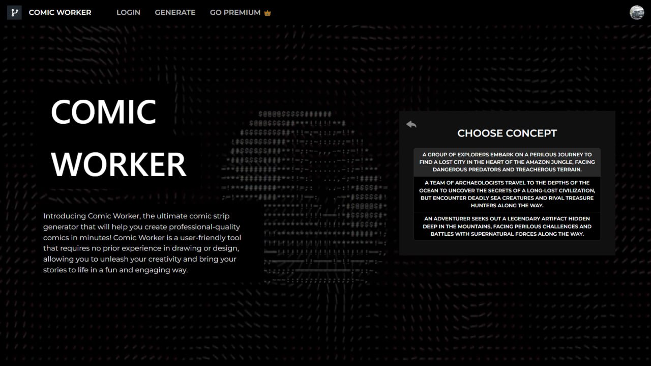 Comic Worker | Devpost