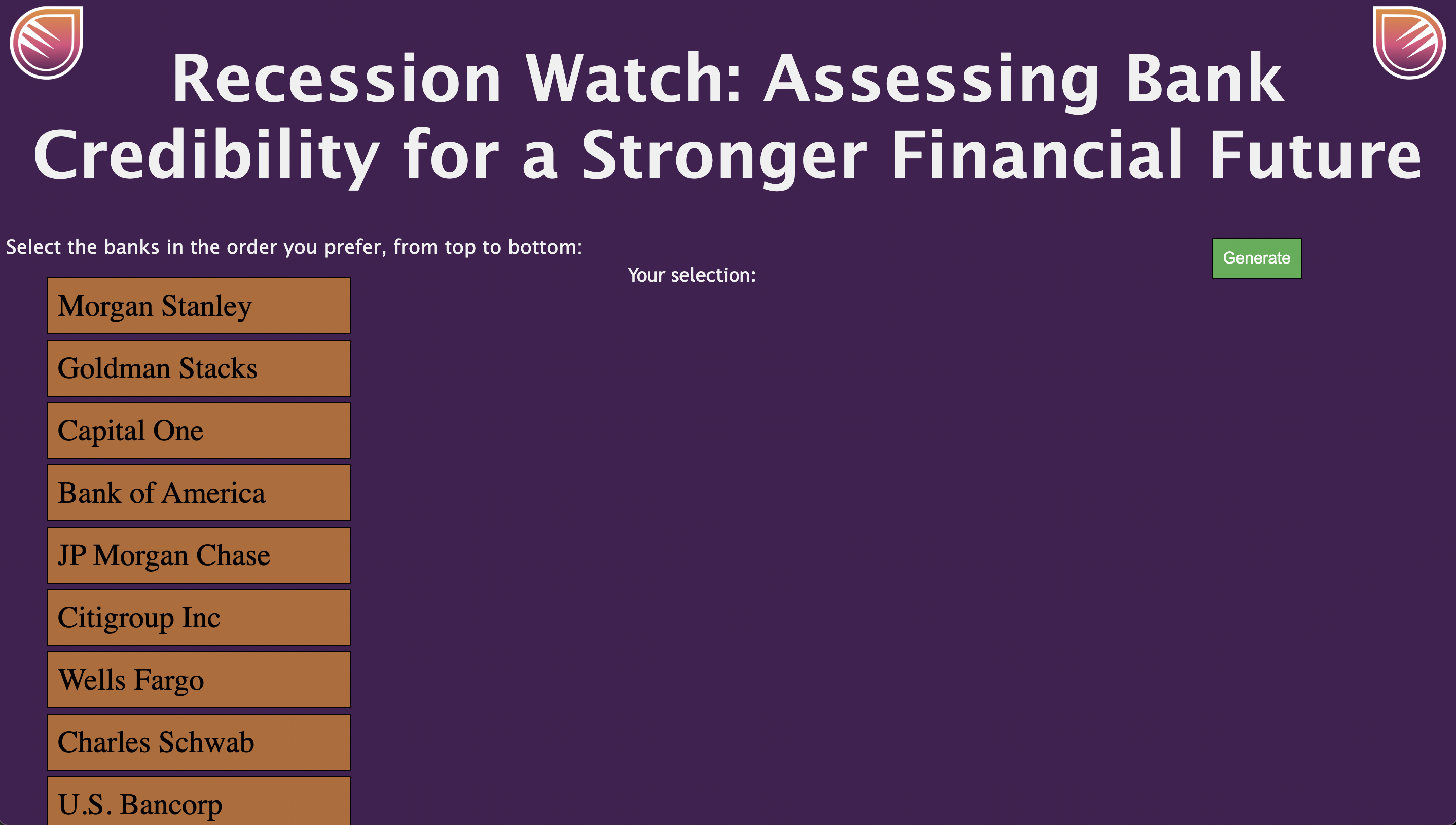 Recession Watch: Assessing Economic Outlook | Devpost