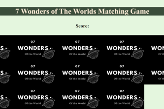 7 Wonders Matching Game | Devpost