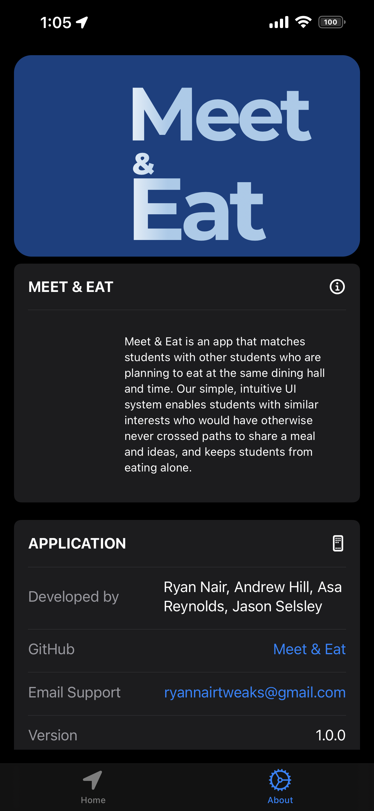 Meet & Eat | Devpost