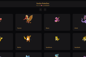 svelte pokedex | Devpost