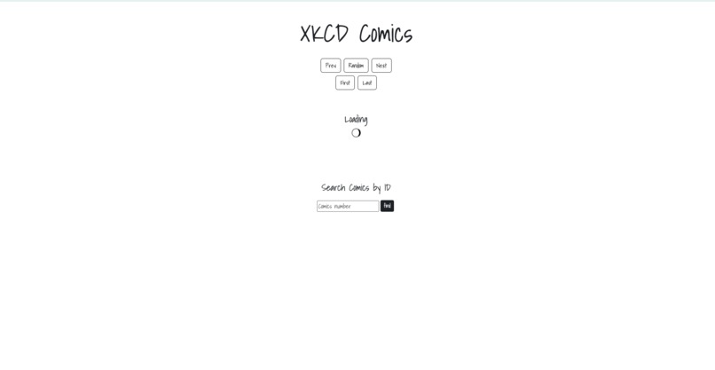 XKCD Comic App | Devpost