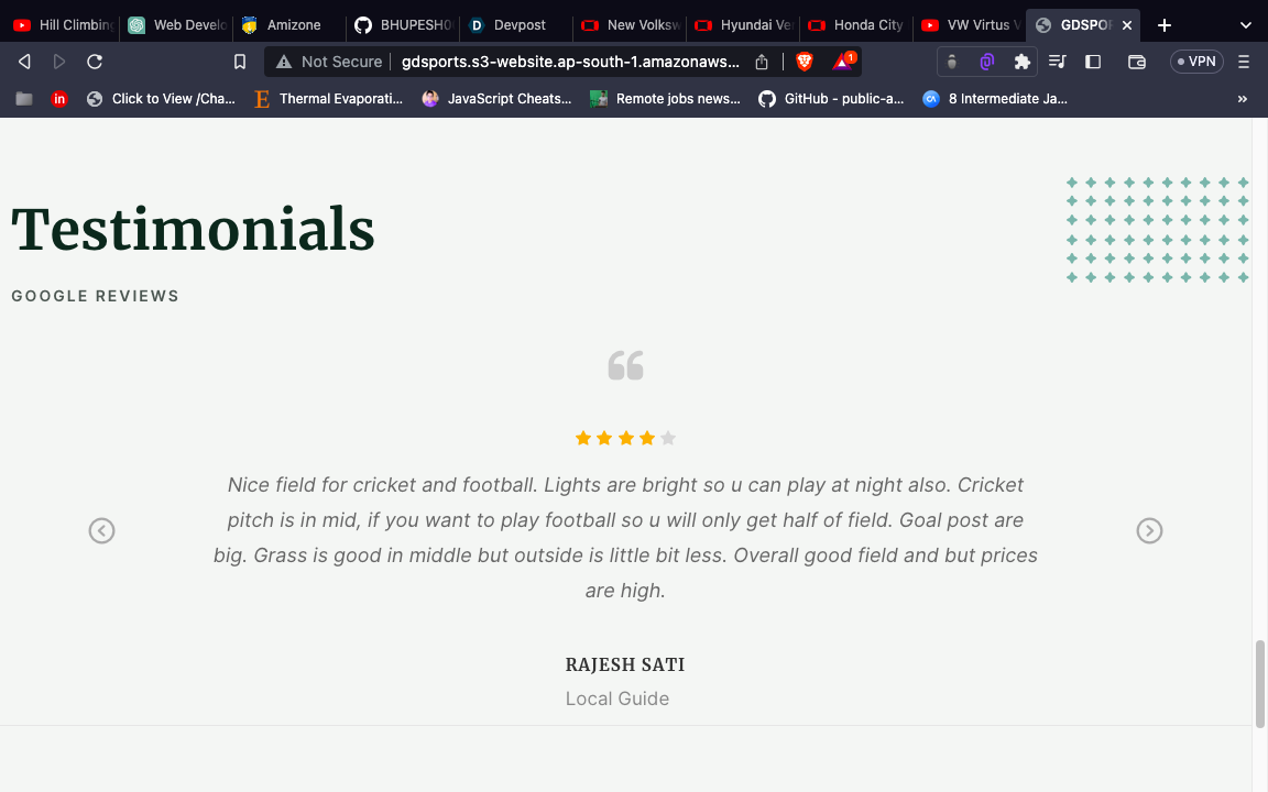 GD Sports Academy | Devpost