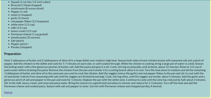 Random Recipe Generator | Devpost