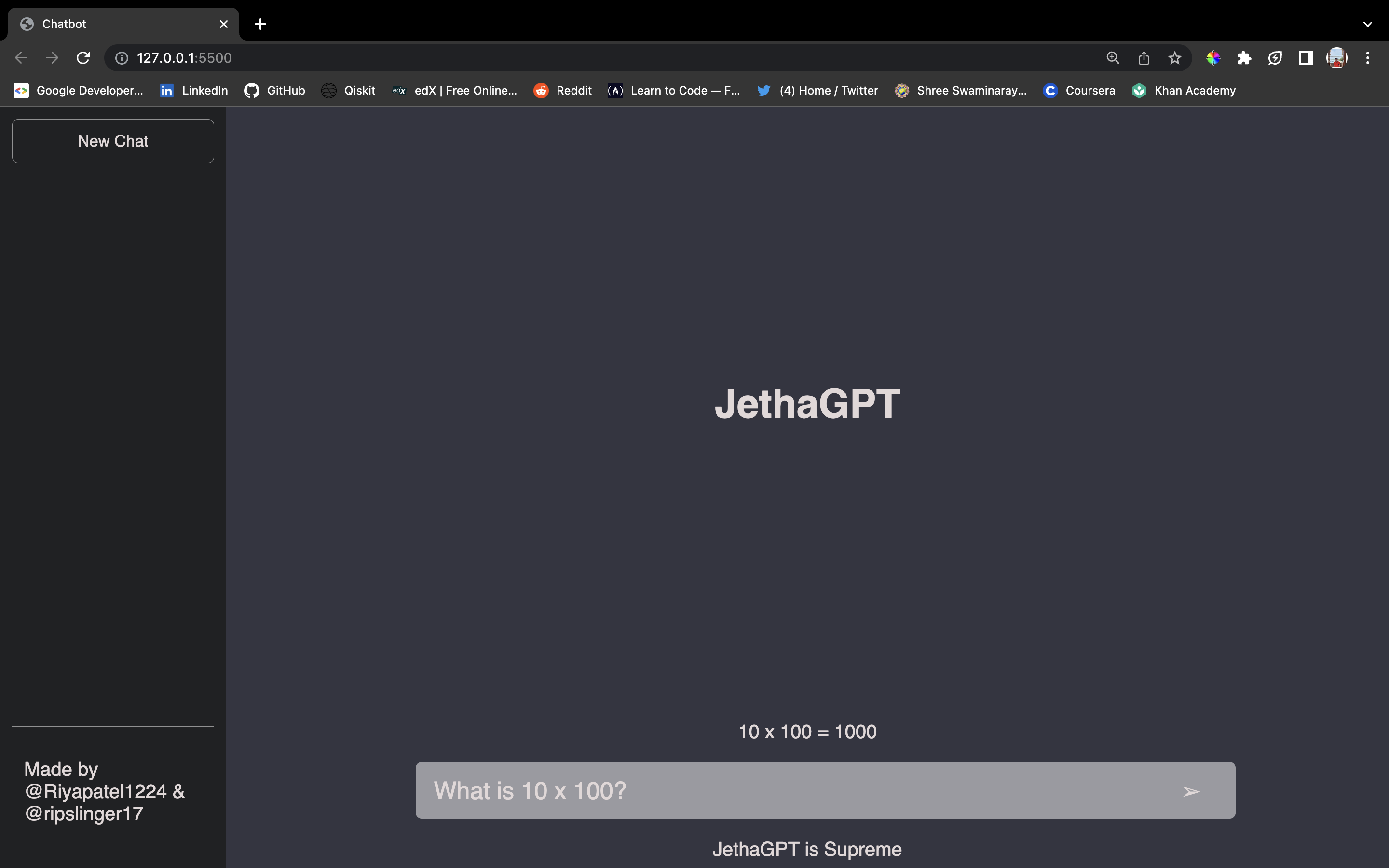 Chatbot with GPT | Devpost