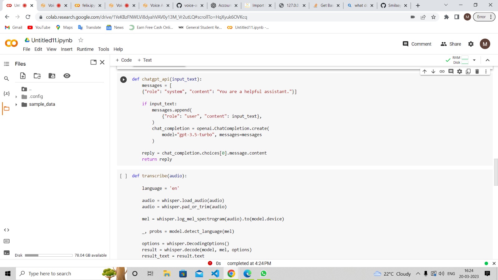 Voice Assistant for Visually Impaired people | Devpost