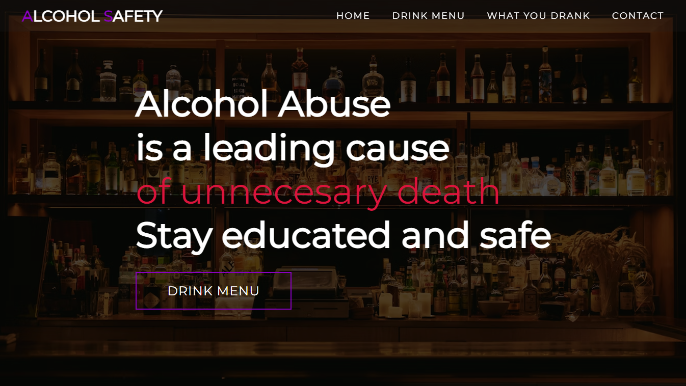 Alcohol Safety | Devpost