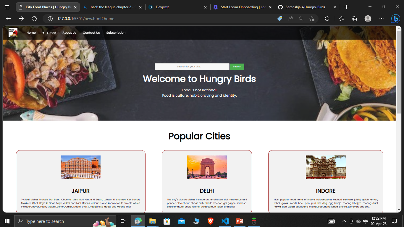 Hungry Birds | Devpost