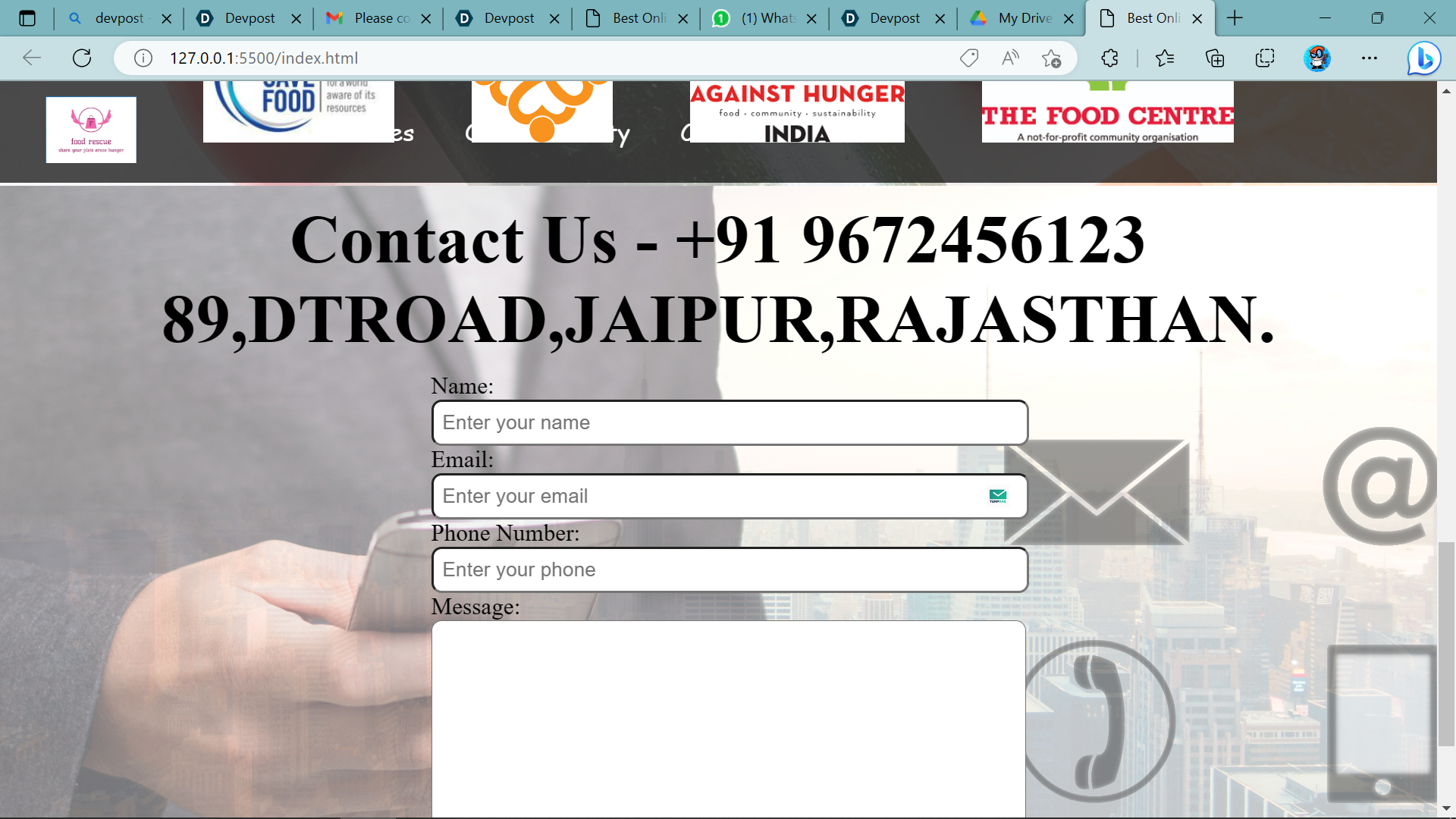 Food Rescue | Devpost