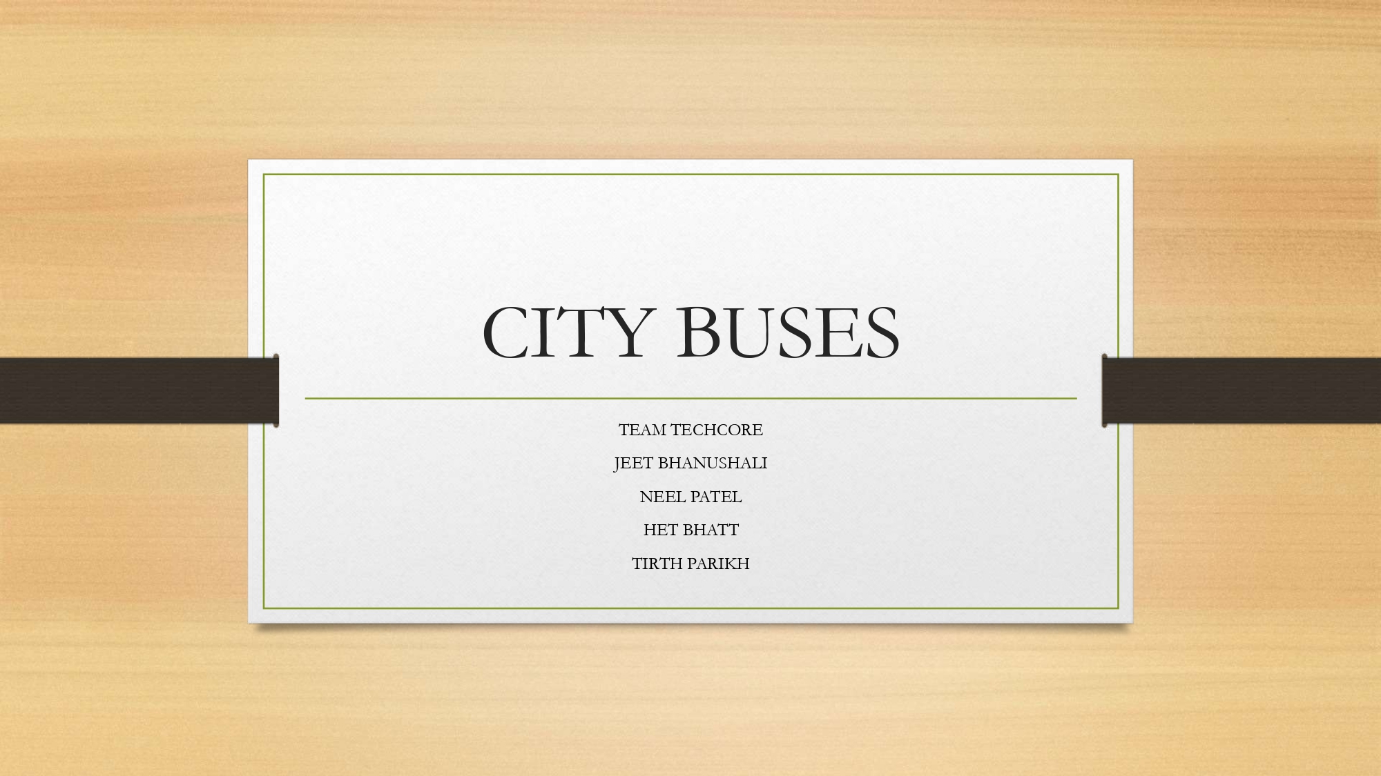 City Bus | Devpost