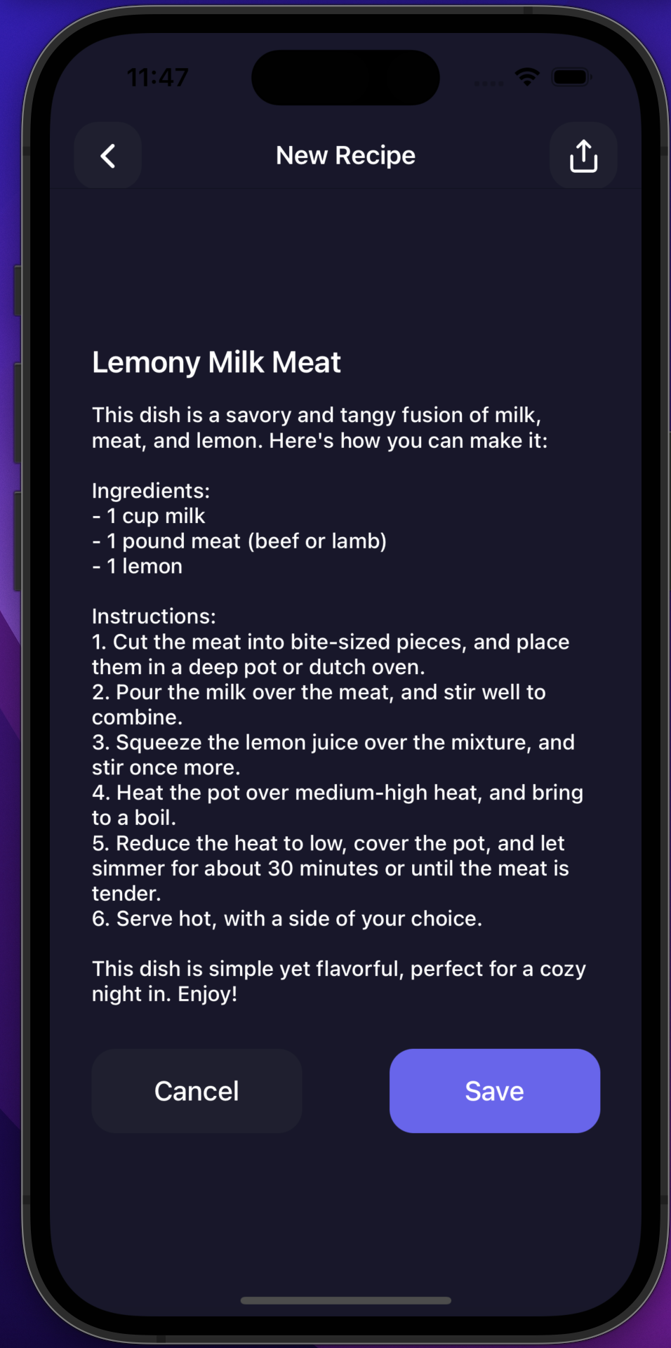 Recipe wizard | Devpost