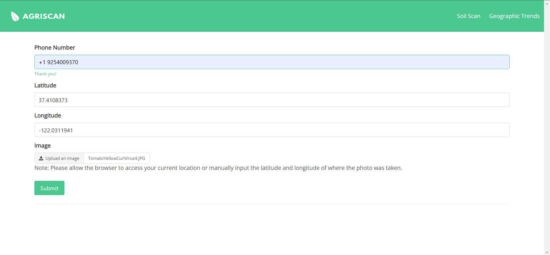 AgriScan (Team 21) | Devpost