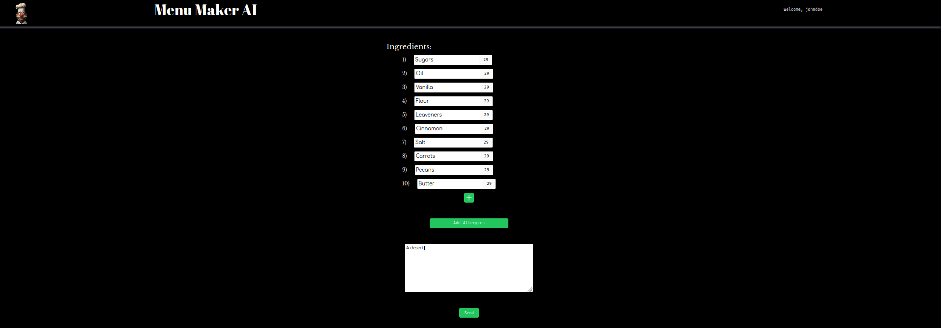 Menu Maker AI | Devpost